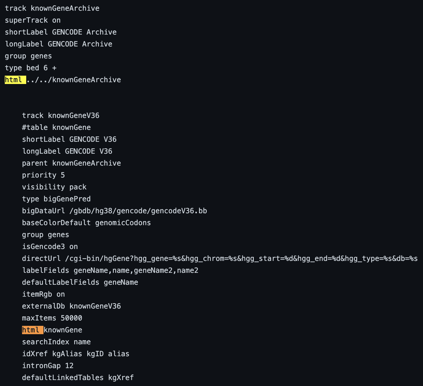 Track hub settings | UCSC Genome Browser Blog