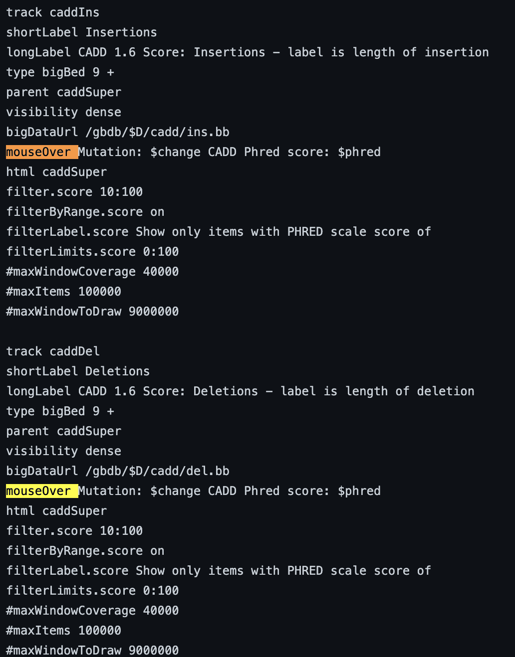 Track hub settings | UCSC Genome Browser Blog