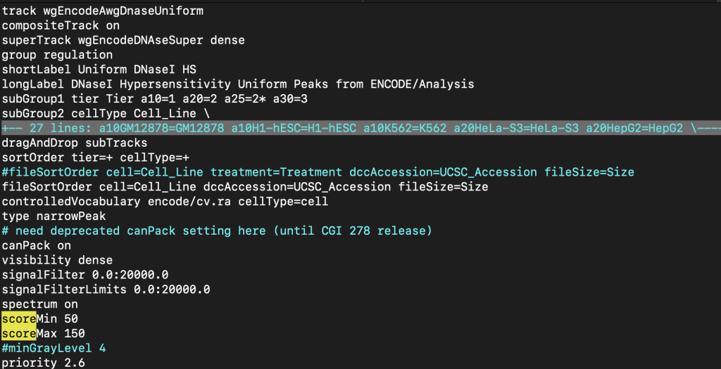 Track hub settings | UCSC Genome Browser Blog
